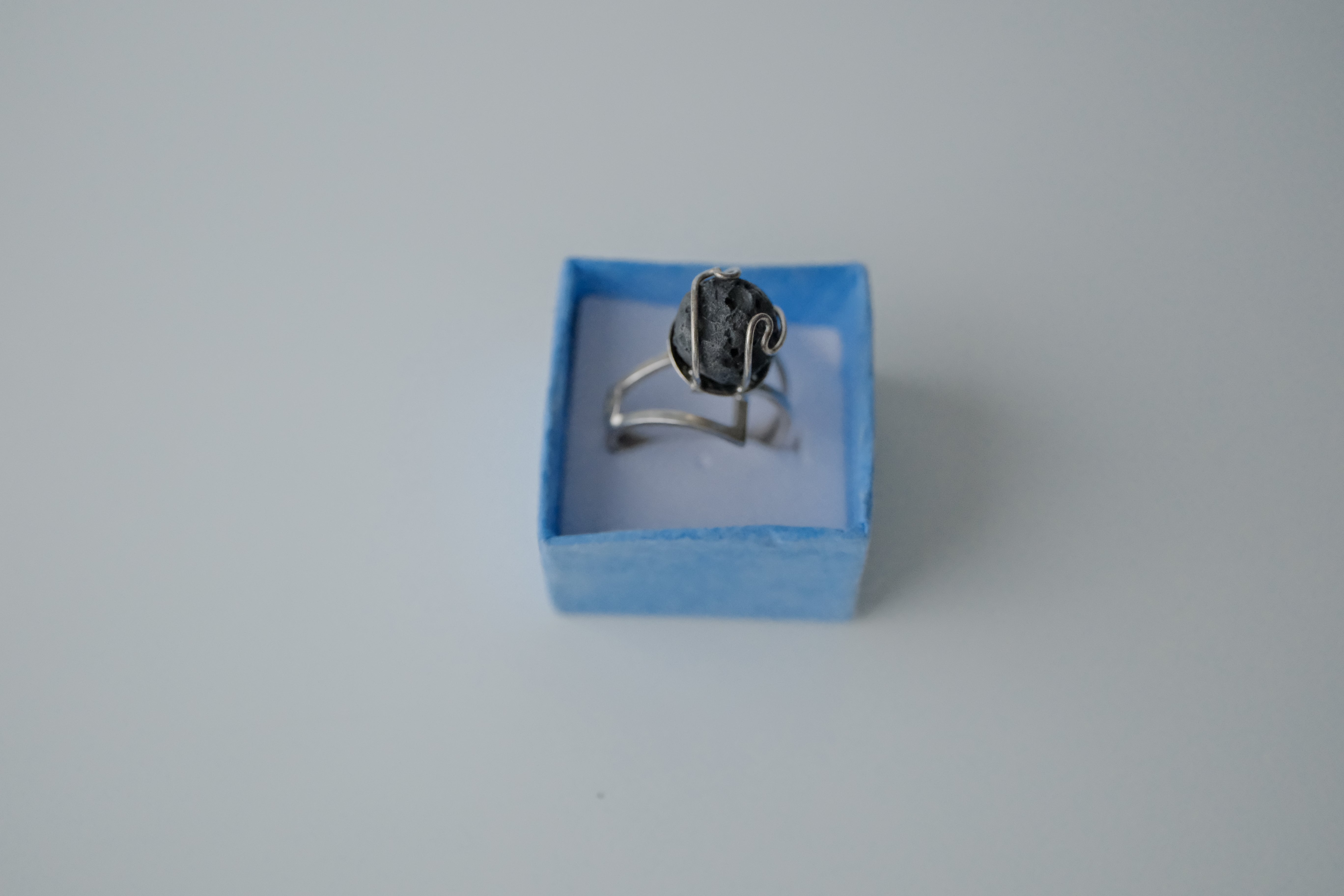 Modernist Lava Stone Ring – Serevive