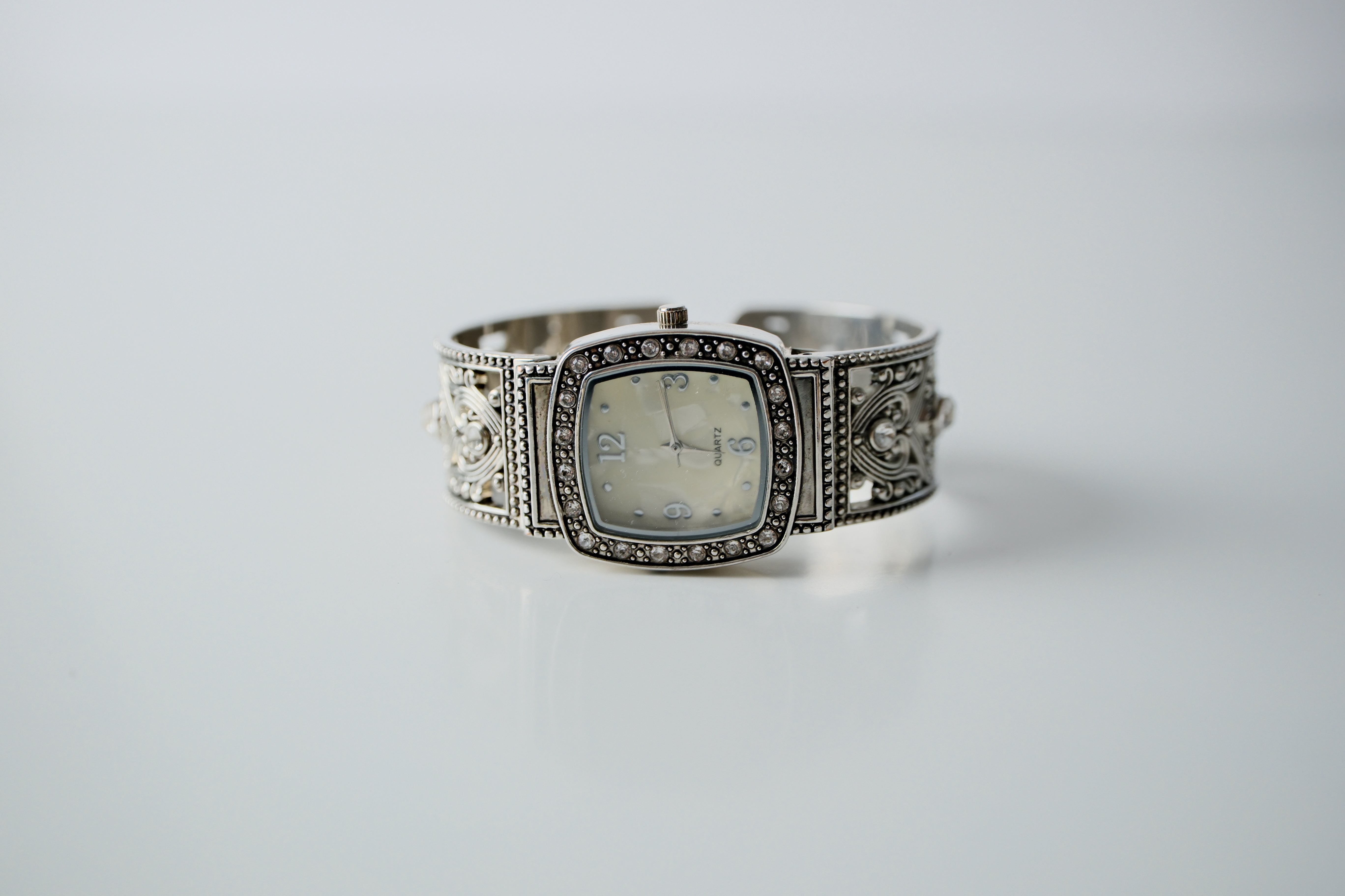Vintage Silver Watch Cuff Bangle – Serevive
